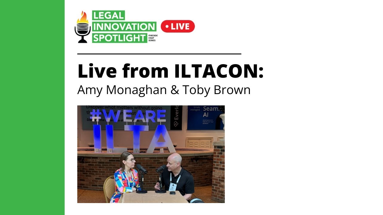 Legal Innovation Spotlight Live: Toby Brown