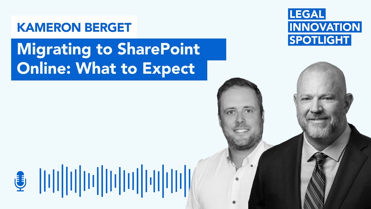 Legal Innovation Spotlight with Kameron Berget from Infodash